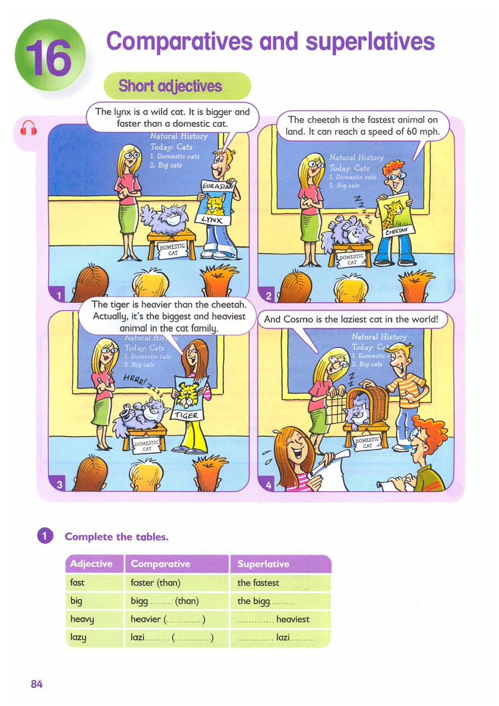 Comparatives and superlatives